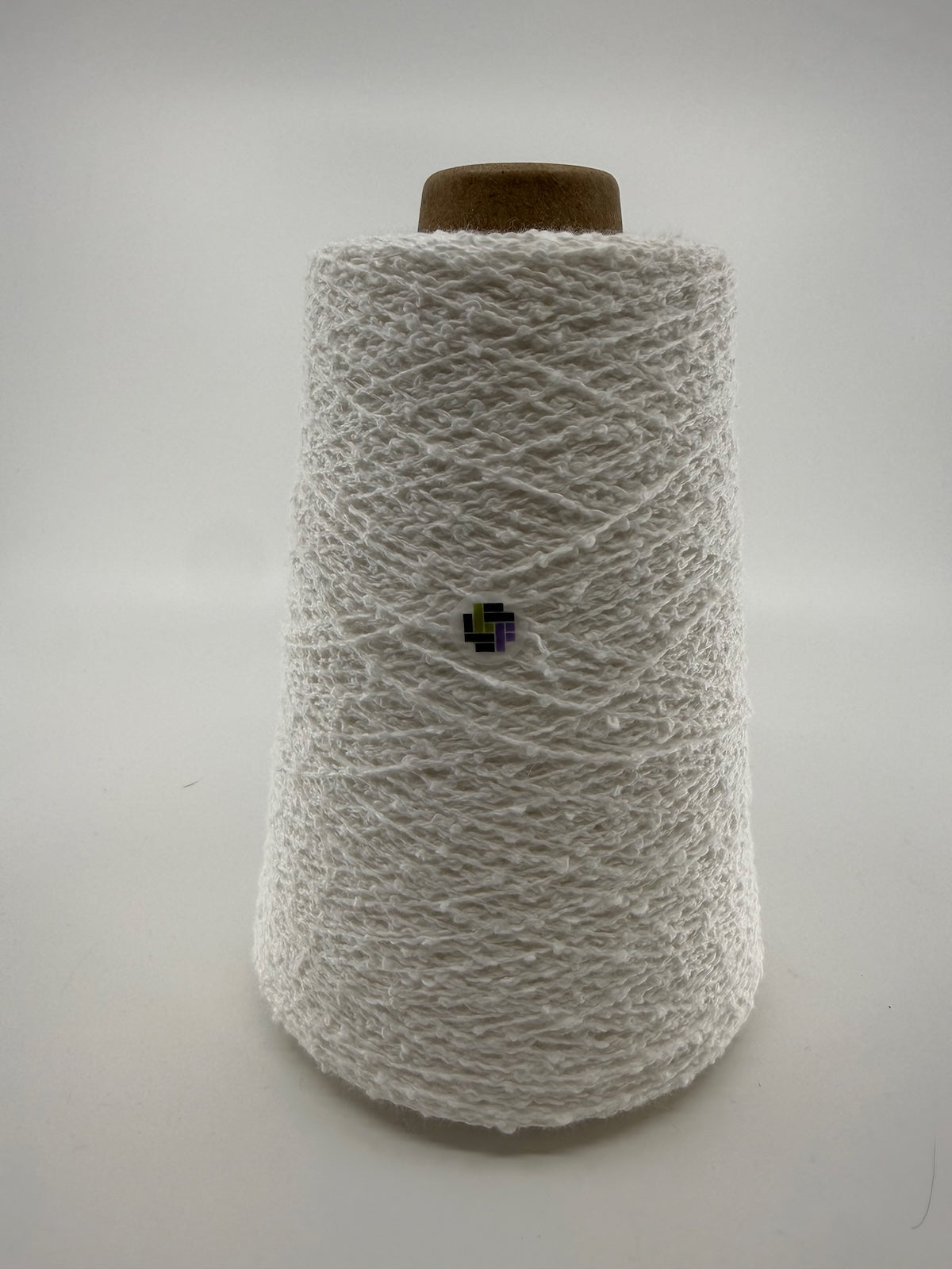 LoftyCotton Boucle - White – LoftyFiber